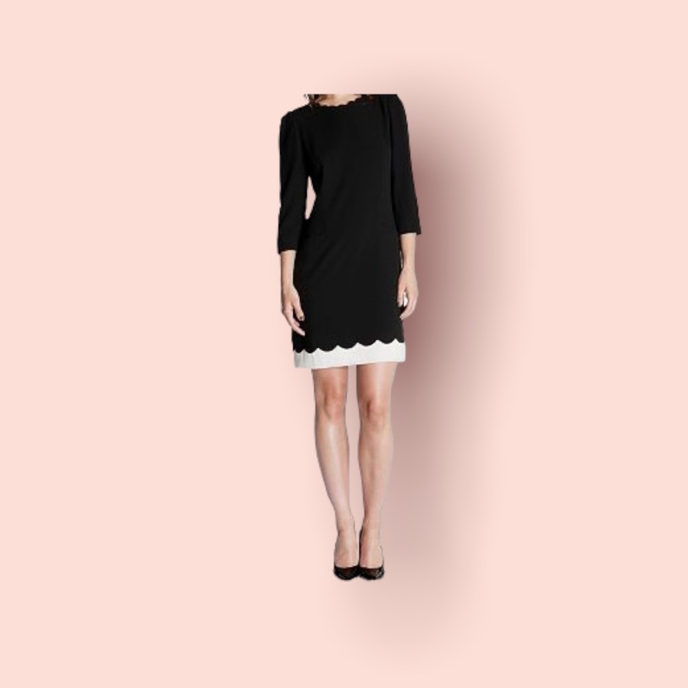 Ted Baker Payton Scallop Neck Line Detail - Gem